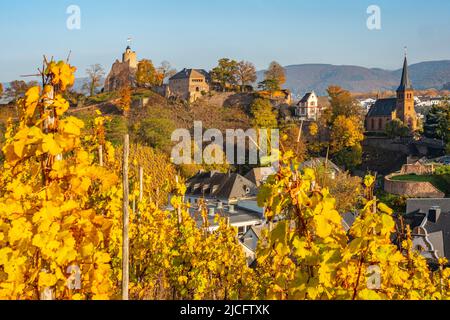 Castle complex, Saarburg, Saar, Rhineland-Palatinate, Germany Stock ...