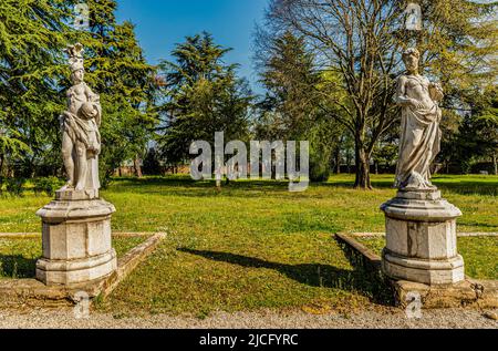 Italy Veneto Istrana (Tv ) Villa Lattes (1715) by Giorgio Massari Stock ...