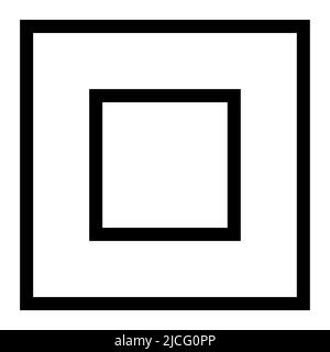 Class II Equipment Symbol Sign, Vector Illustration, Isolate On White ...