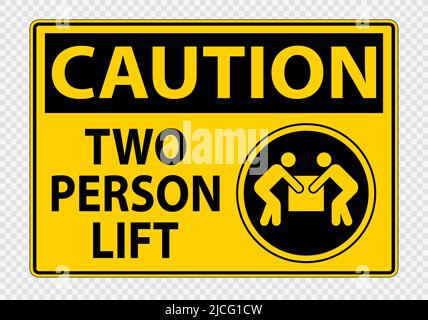 Two person lift Symbol Sign Isolate on transparent Background,Vector ...
