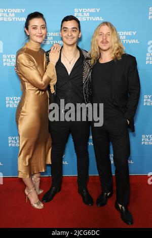 Sydney, Australia. 13th June 2022. Cast member Josh Lavery arrives on ...