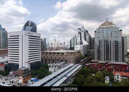 Bangkok, Thailand. 12th June, 2022. General view of high rise building ...