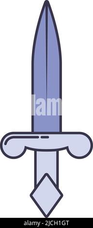 purple dagger illustration Stock Vector Image & Art - Alamy