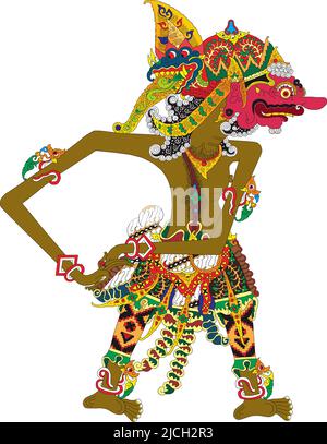 Dursasana, Wayang Kulit Shadow Puppet Stock Photo - Alamy