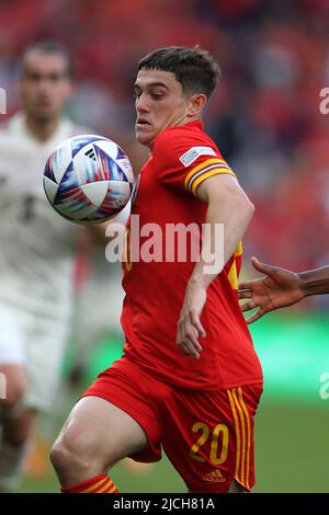 Wales' Daniel James in action during the Nations League soccer match ...