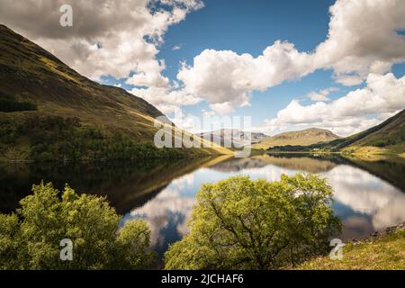 A summer HDR image of Scardroy Lodge on the Strathconon Estate at the ...