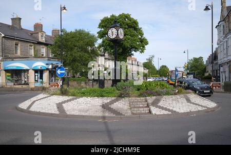The Clock Tower Roundabout in Penarth Town Centre Penarth South Wales ...