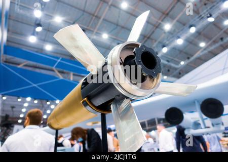 Guided artillery shell with laser semi-active homing Stock Photo - Alamy
