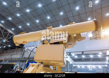 Anti-tank laser-guided missile system. Anti-tank weapon Stock Photo - Alamy