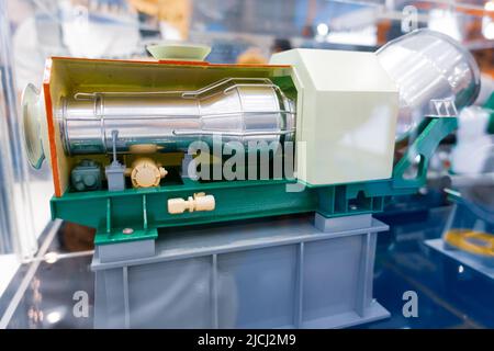 Gas turbine engine. Turbine rotation. Internal organization Stock Photo ...