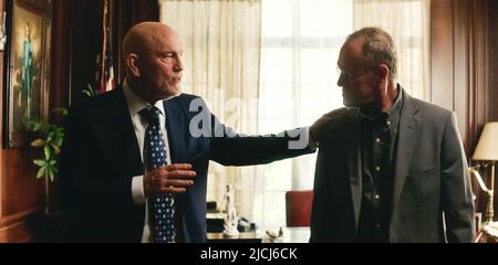 John Malkovich films a scene for the movie 'Red 2' Featuring: John ...