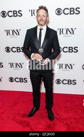 Jon Clark in the press room for The American Theatre Wing s 78th Annual ...