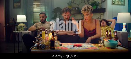 GATLOPP, from left: Sarunas J. Jackson, Emmy Raver-Lampman, Jon bass ...