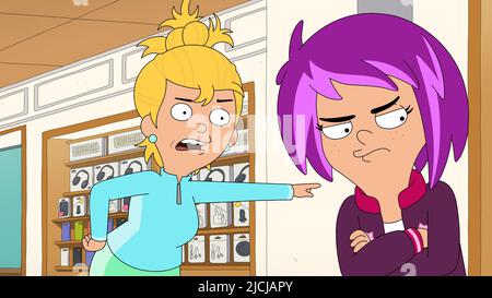 DUNCANVILLE, from left: Kimberly Harris (voice: Riki Lindhome), ), Jing ...