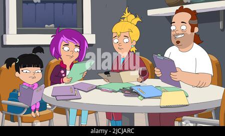 DUNCANVILLE, from left: Kimberly Harris (voice: Riki Lindhome), ), Jing ...