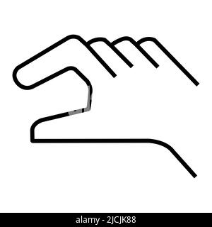 Manual Control Symbol Sign On White Background Stock Vector Image & Art ...