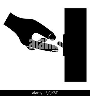 Caution Switch Off Symbol Sign Isolated On White Background Stock ...