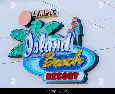 Wildwood, New Jersey neon sign Stock Photo - Alamy