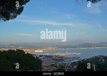 La Spezia naval base of the Italian military navy in Italy Stock Photo ...