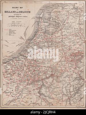 Longwy, France, Baedeker's Belgium and Holland 1878 Stock Photo - Alamy