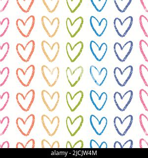 Gender neutral love heart vector banner . Simple whimsical romantic 2 ...