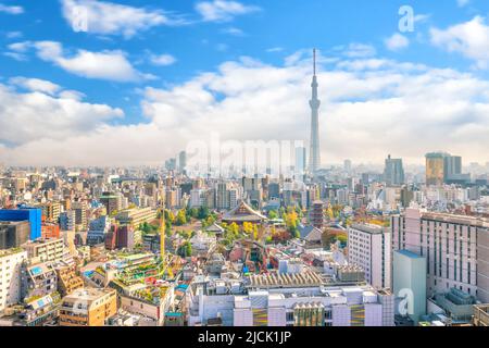 Panorama shot of Tokyo city skyline in Japan Stock Photo - Alamy