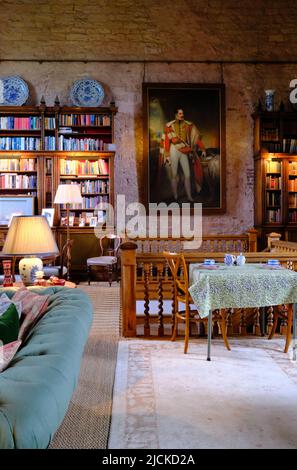 Markenfield Hall historic moated manor house near Ripon North Yorkshire ...