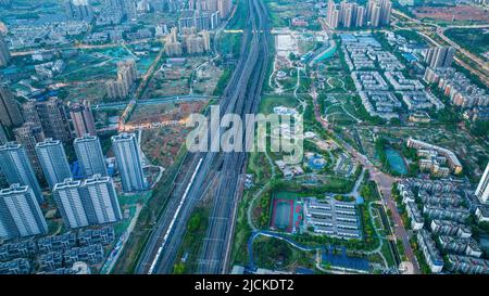 Chengdu into greater China high-speed Stock Photo - Alamy