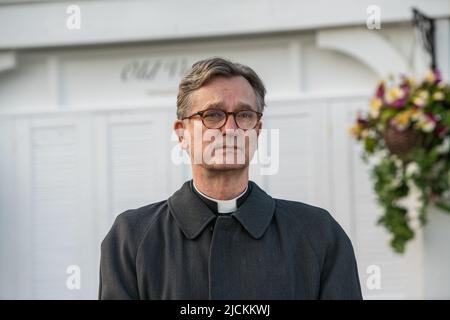 Simon Shepherd in Midsomer Murders, 'The Scarecrow Murders Stock Photo ...
