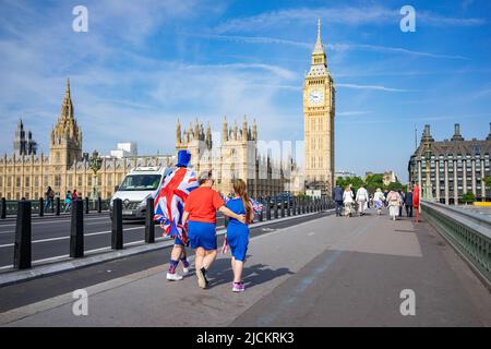 The Royal Procession Crossing Westminster Bridge Stock Photo - Alamy