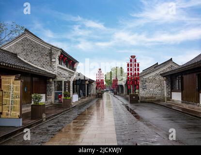 Zhejiang ningbo jiangbei CiCheng ancient town streets Stock Photo - Alamy