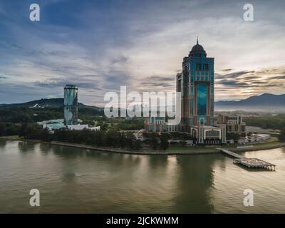 Sabah state Administrative Centre, the 33-storey office tower is the ...