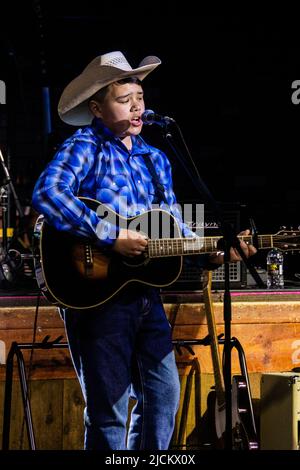 13 year old Edward Pimm performs during the 30th Anniversary of Global ...