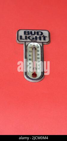 bud light thermometer Stock Photo - Alamy