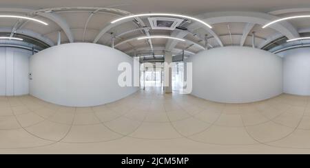 360° view of 360 hdri panorama inside interior of modern research ...