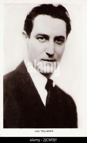 Portrait of Lou Tellegen - Silent Hollywood era Stock Photo - Alamy