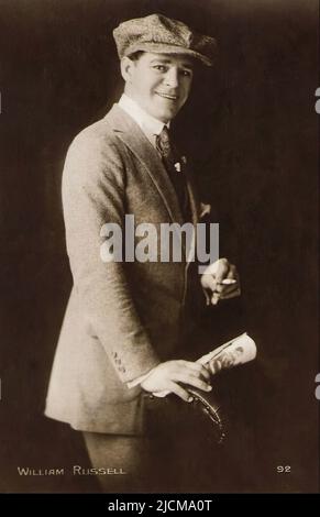 Portrait of William Russell - Silent Hollywood era Stock Photo - Alamy