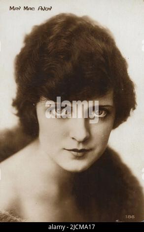 Portrait of May McAvoy - Silent Hollywood era Stock Photo - Alamy