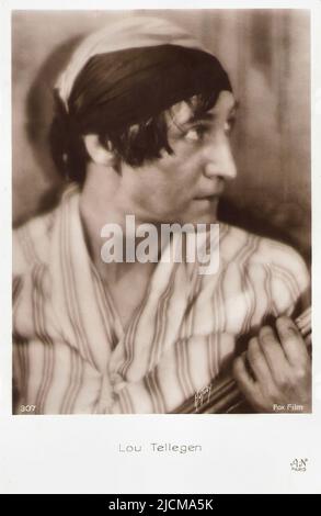 Portrait of Lou Tellegen - Silent Hollywood era Stock Photo - Alamy