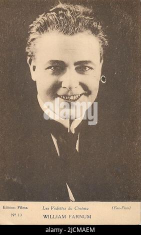 Portrait of William Farnum - Silent Hollywood era Stock Photo - Alamy