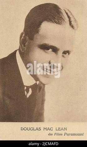 Portrait of Douglas MacLean - Silent Hollywood era Stock Photo - Alamy