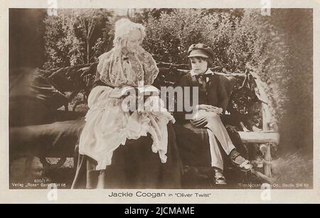 Portrait of Jackie Coogan in Oliver Twist (1922) - Silent Hollywood era ...