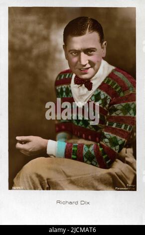 Portrait of Richard Dix - Silent Hollywood era Stock Photo - Alamy