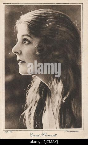 Portrait of Enid Bennett 002 - Hollywood silent movie actress Stock ...