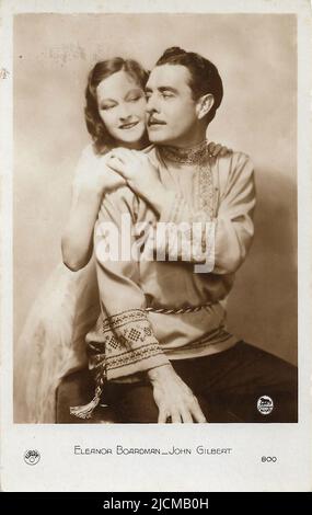 Portrait of Eleanor Boardman and John Gilbert - Hollywood silent movie ...