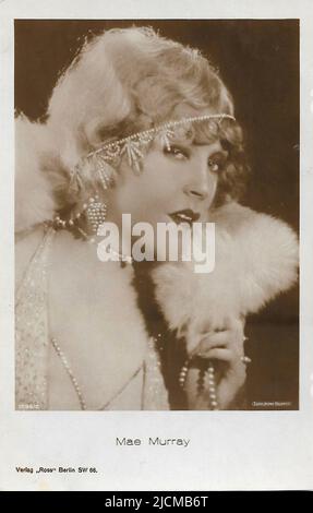 Portrait of Mae Murray - Silent Hollywood era Stock Photo - Alamy