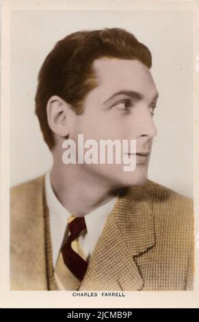Portrait of Charles Farrell - Silent Hollywood era Stock Photo - Alamy