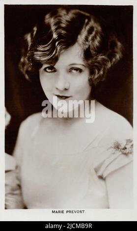 Portrait of Marie Prevost - Silent Hollywood era Stock Photo - Alamy