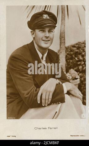 Portrait of Charles Farrell - Silent Hollywood era Stock Photo - Alamy