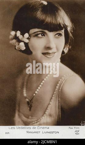 Portrait of Margaret Livingston - Silent Hollywood era Stock Photo - Alamy